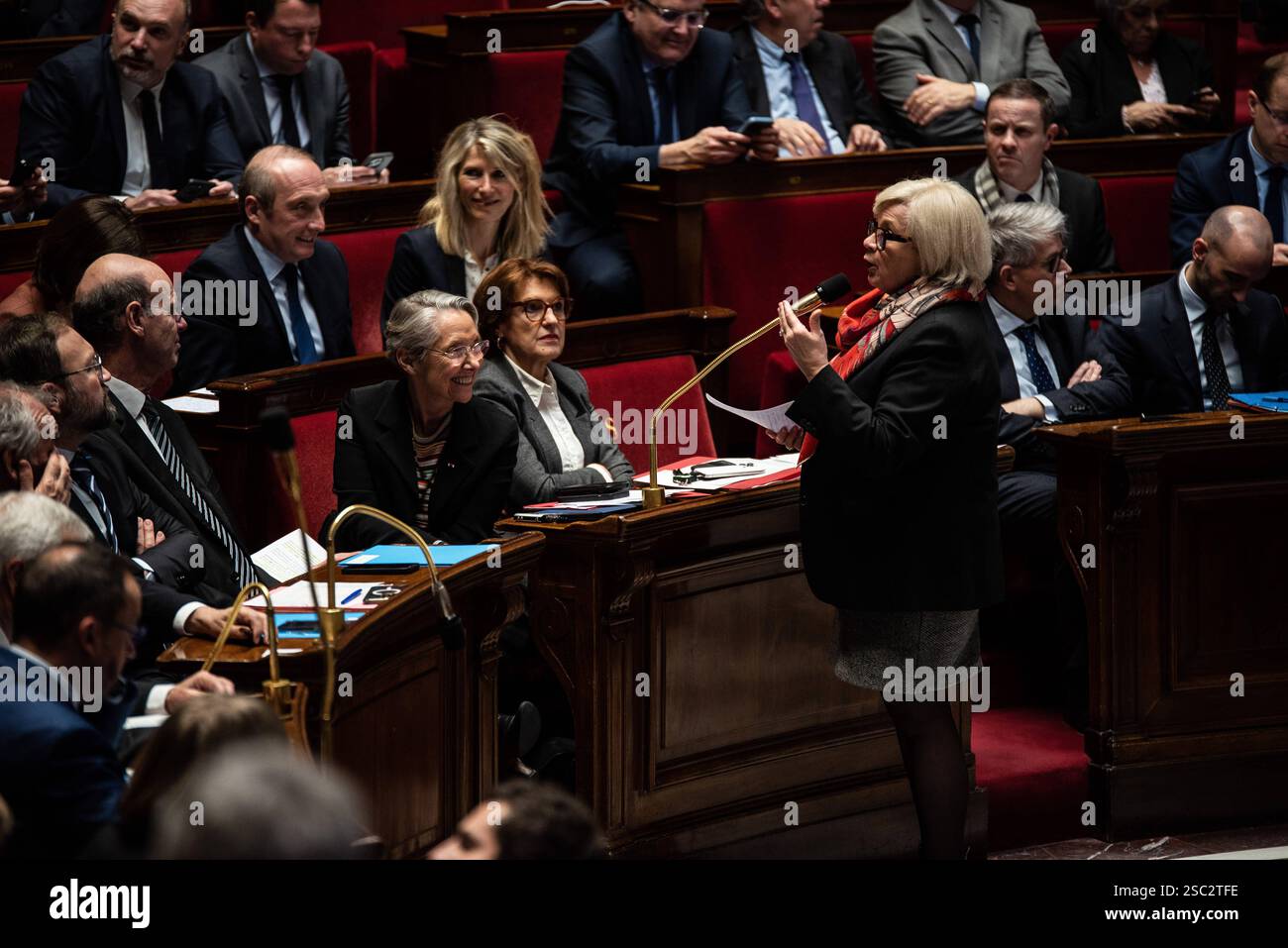 FRANCE-POLITICS-GOVERNMENT-PARLIAMENT Catherine Vautrin, Minister for ...