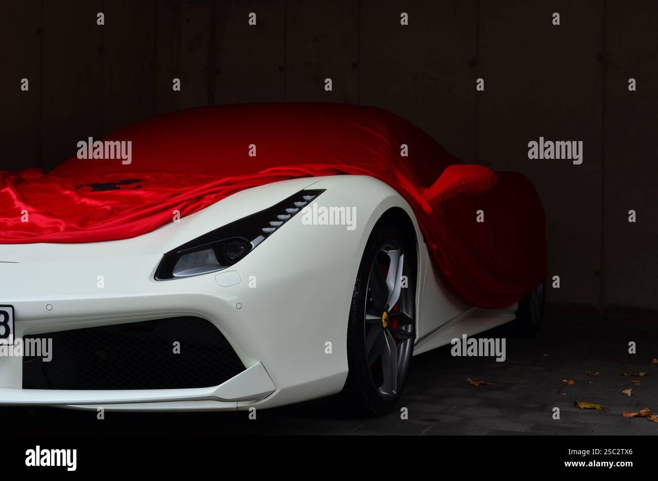 Behind the wheel of a Ferrari: unmatched power, endless vibes Stock ...