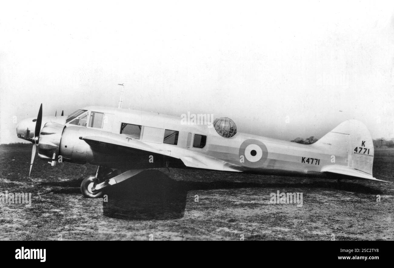 England. c.1935 - A photograph depicting the prototype of the Avro 652A ...