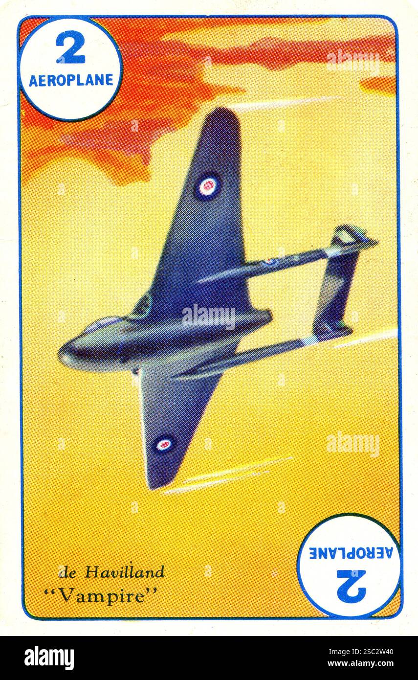 A playing card from a game entitled, ‘Speed’ published by Castell ...