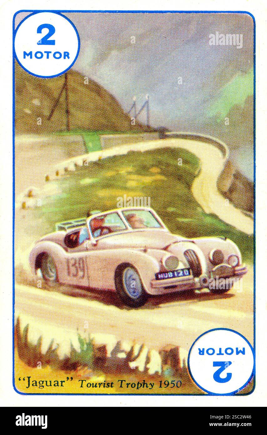 A playing card from a game entitled, ‘Speed’ published by Castell ...