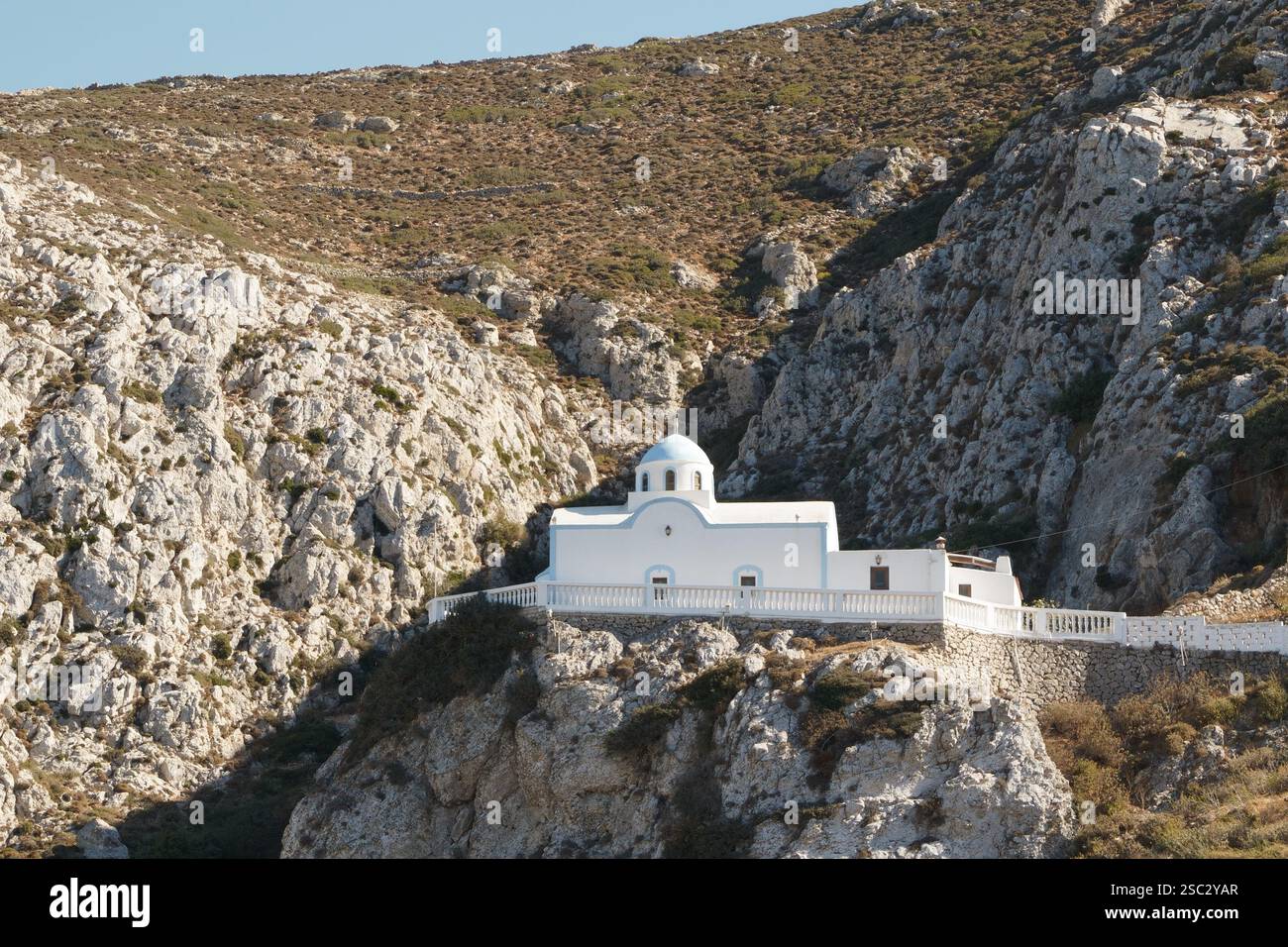 The Greek island of Karpathos surrounded by the Mediterranean Sea Stock ...