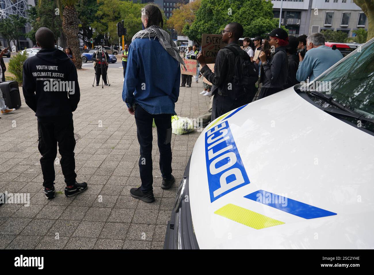 Protest in solidarity with artisanal miners in Cape Town, South Africa ...