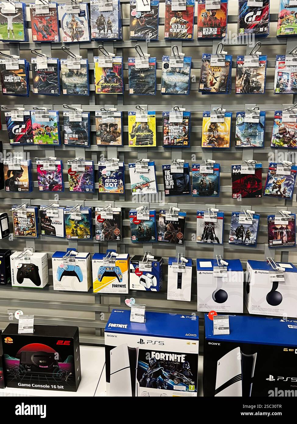 Kyiv, Ukraine - February 04, 2025: Retail store display showcasing ...