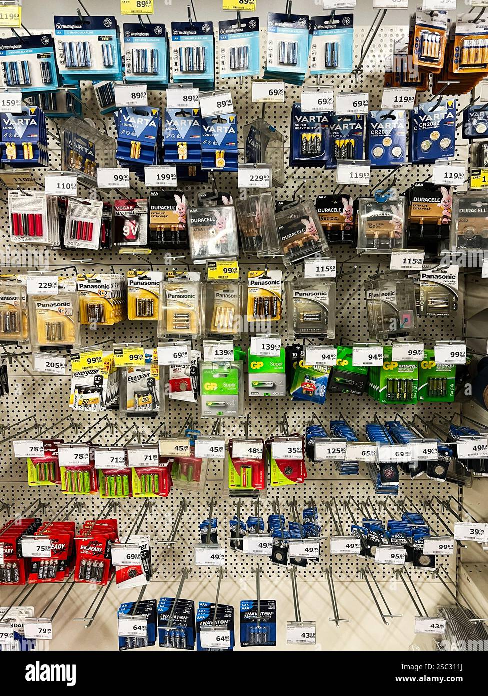 Kyiv, Ukraine - February 04, 2025: Indoor display of a variety of ...