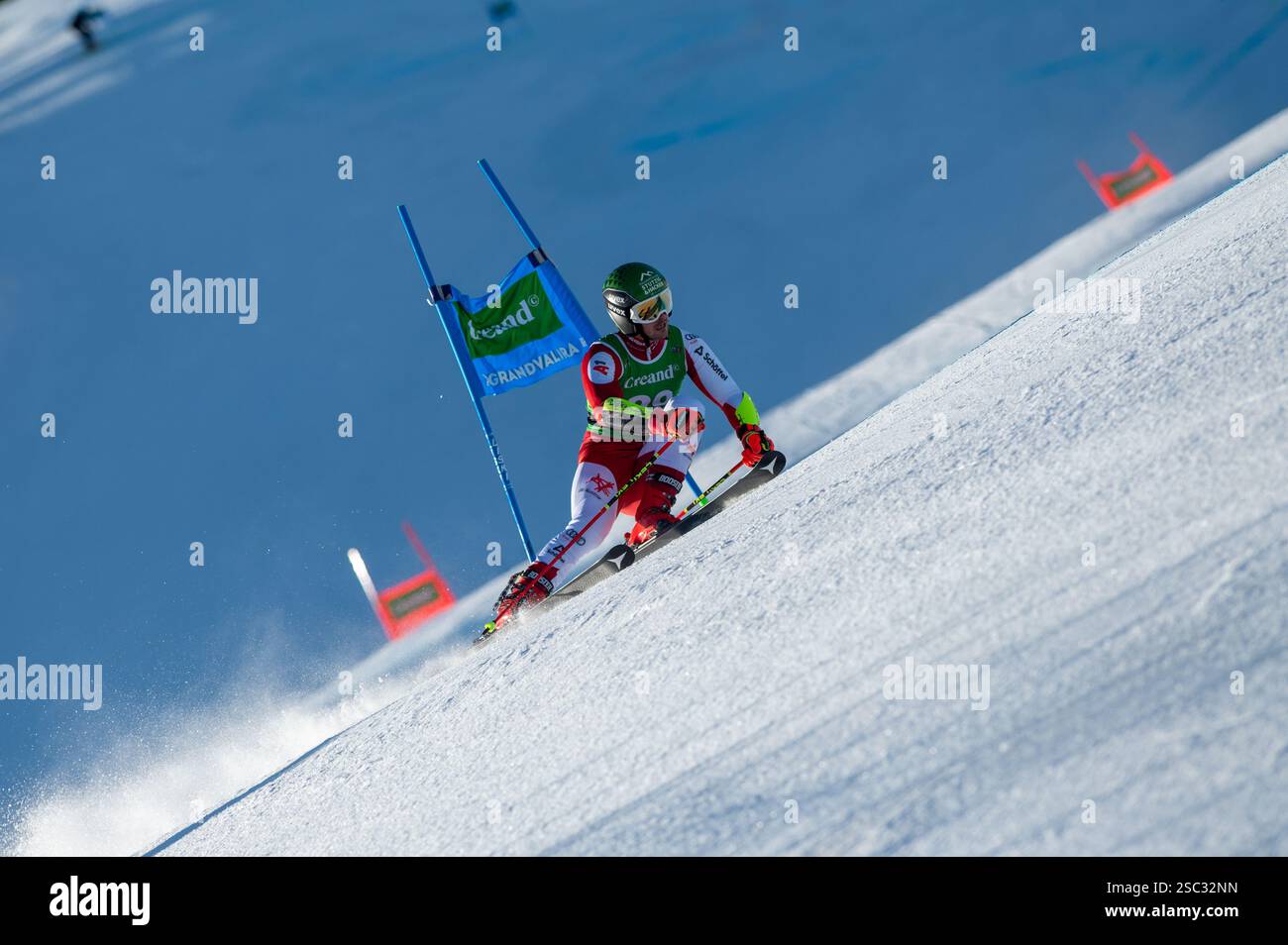 Soldeu, Andorra : February 4 2025 : Joshua STURM of AUSTRIA during ...