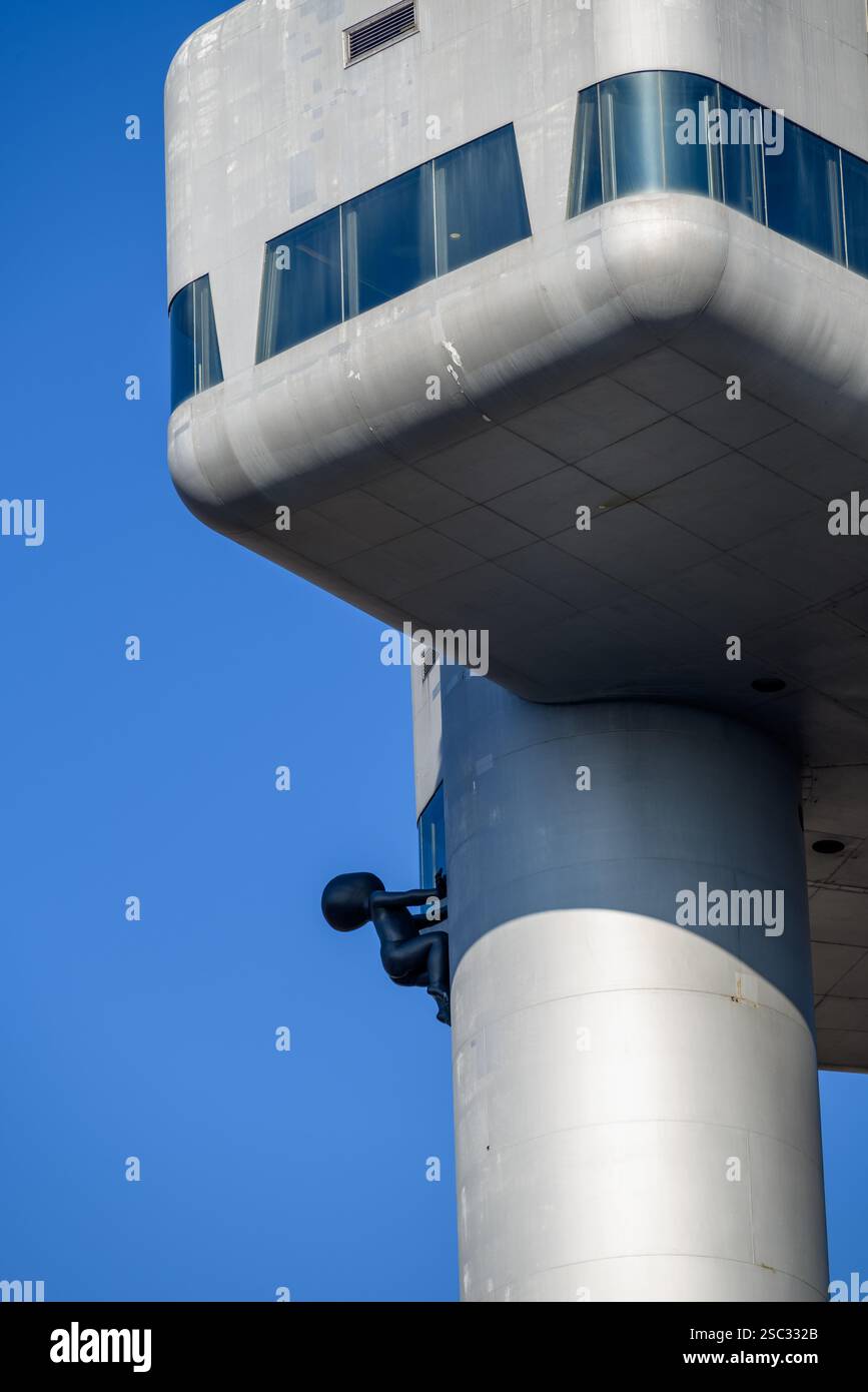 Zizkov television and observation tower in Zizkov District in Prague ...