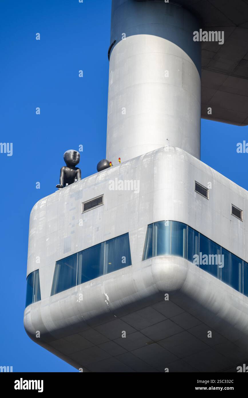 Zizkov television and observation tower in Zizkov District in Prague ...