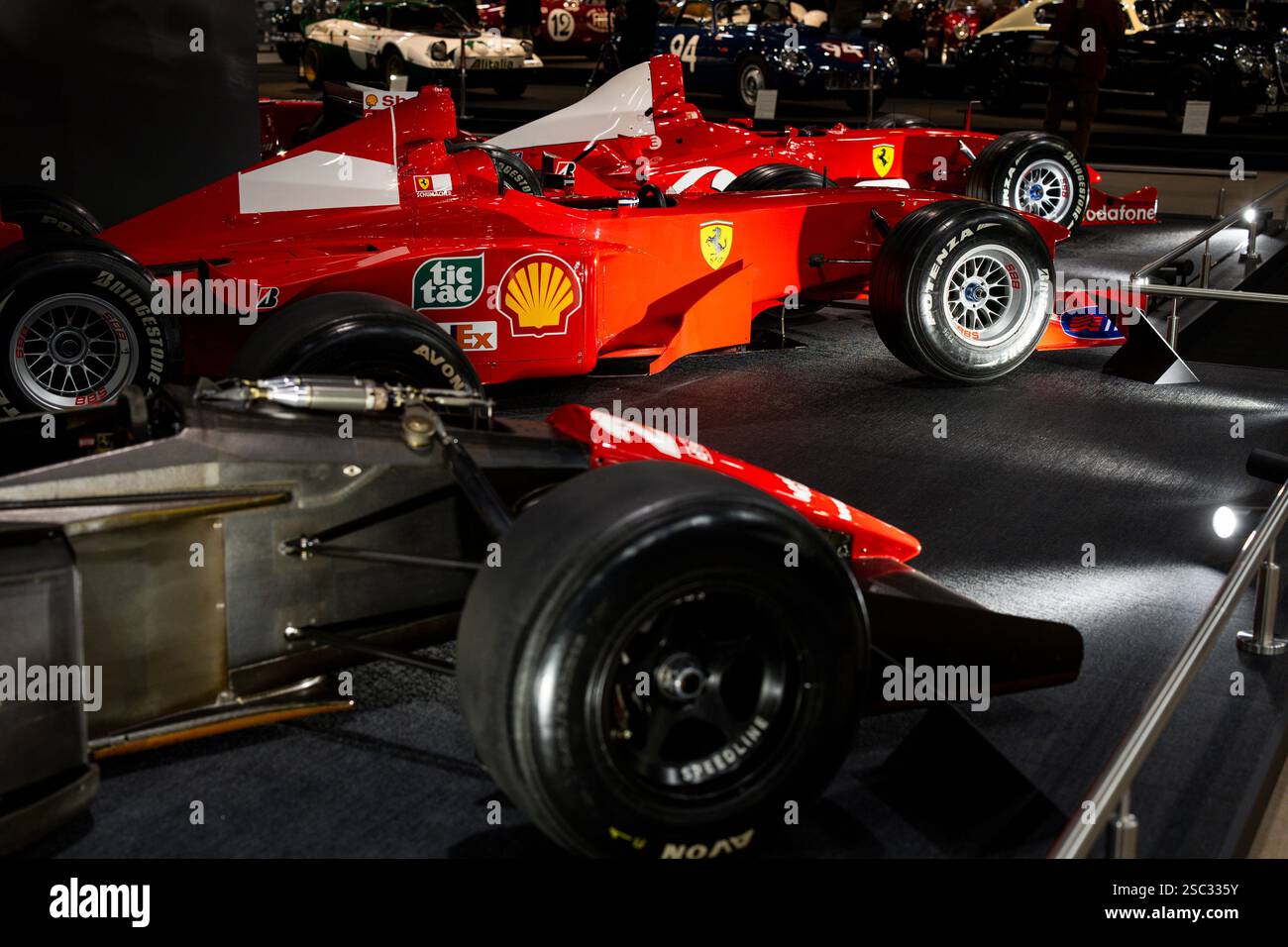Paris, France. 05th Feb, 2025. Ferrari F399 during the Retromobile ...