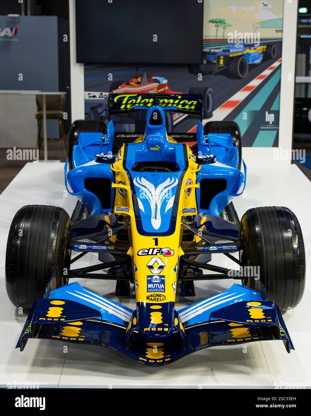 Paris, France. 05th Feb, 2025. Renault R26 during the Retromobile ...