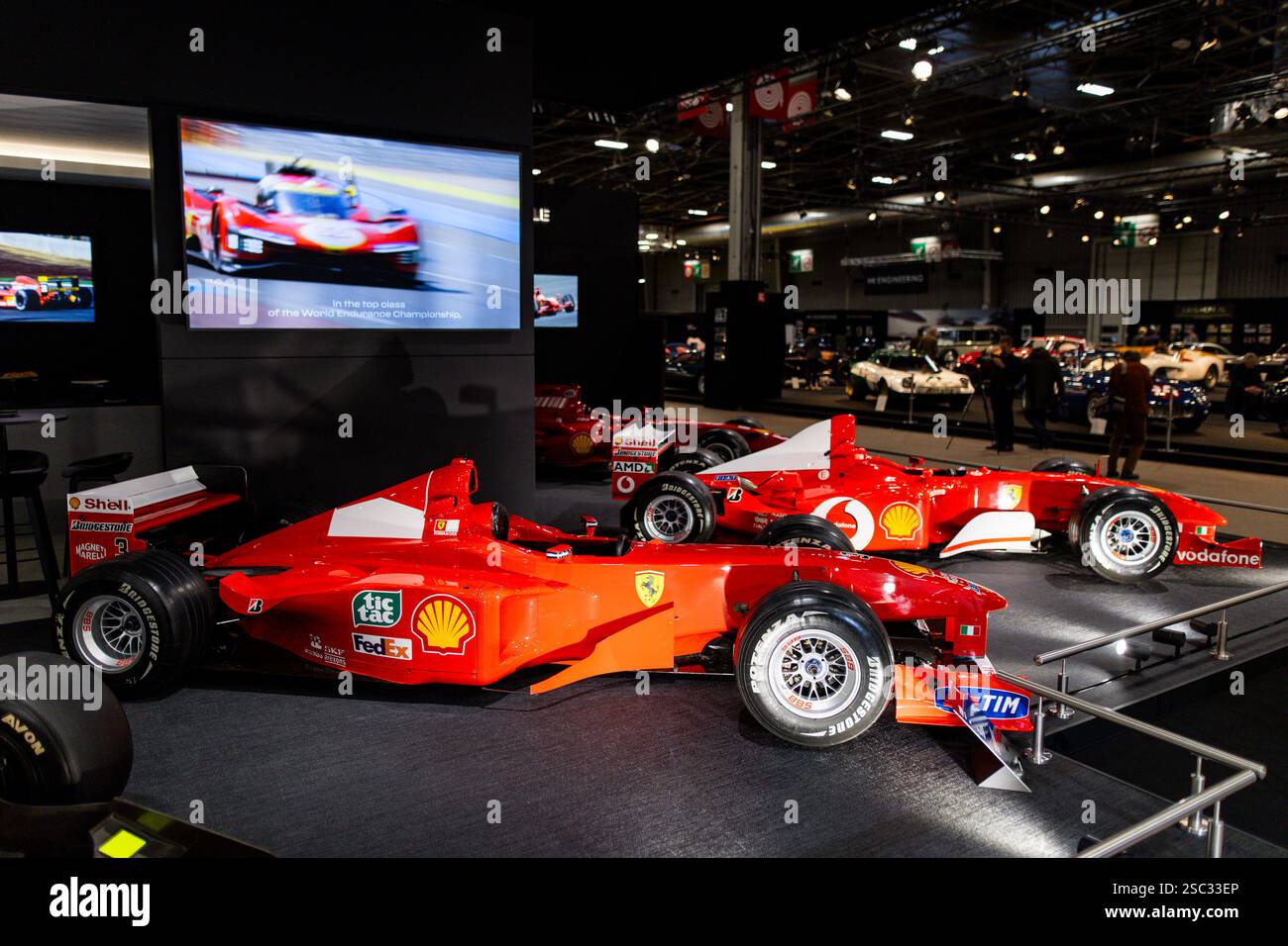 Paris, France. 05th Feb, 2025. Ferrari F399 during the Retromobile ...