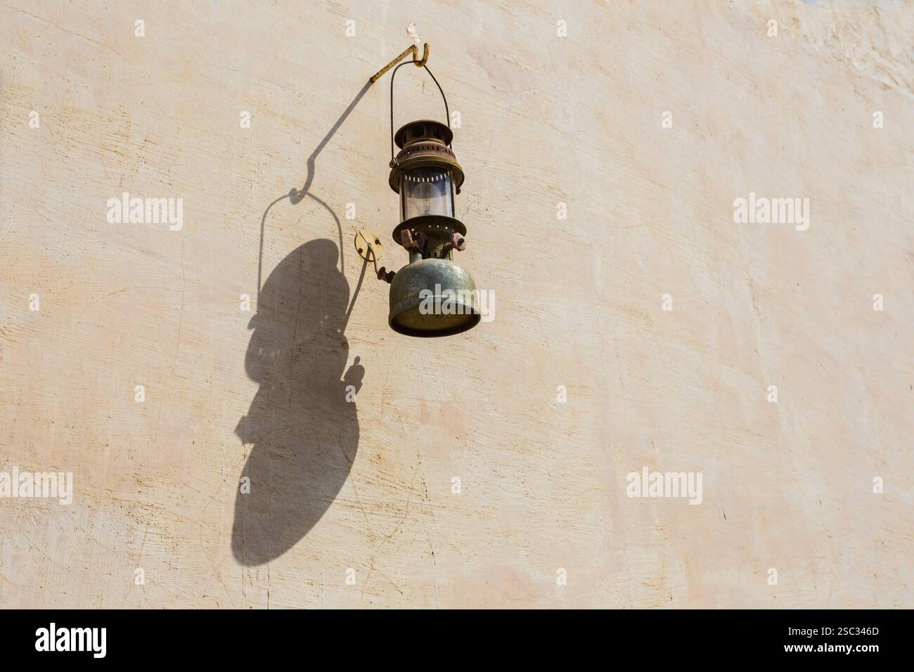 Arab street lanterns in the city of Dubai in the United Arab Emirates ...