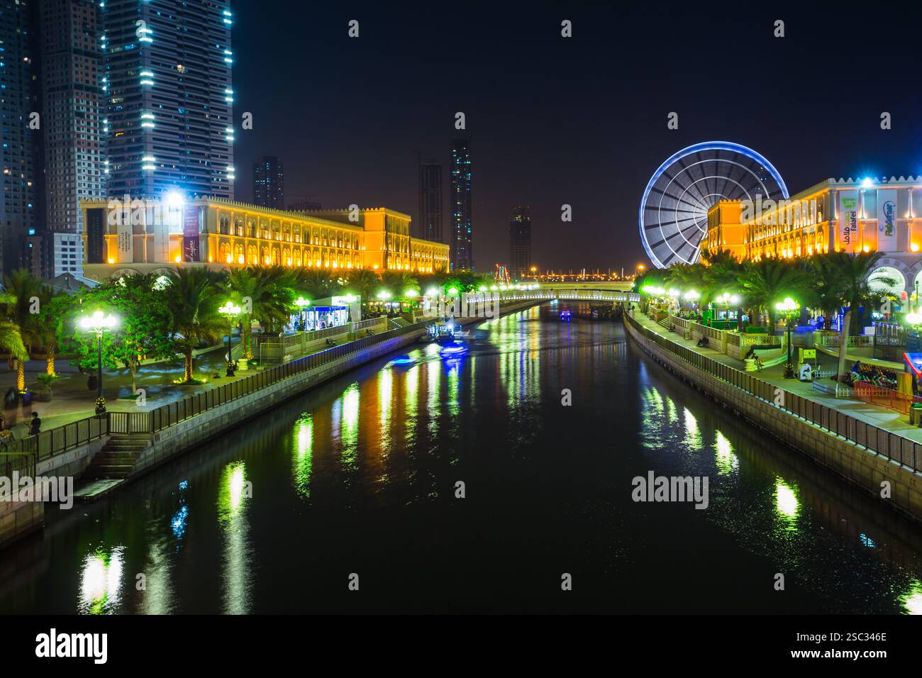 Eye of the Emirates - ferris wheel in Al Qasba - Shajah, United Arab ...