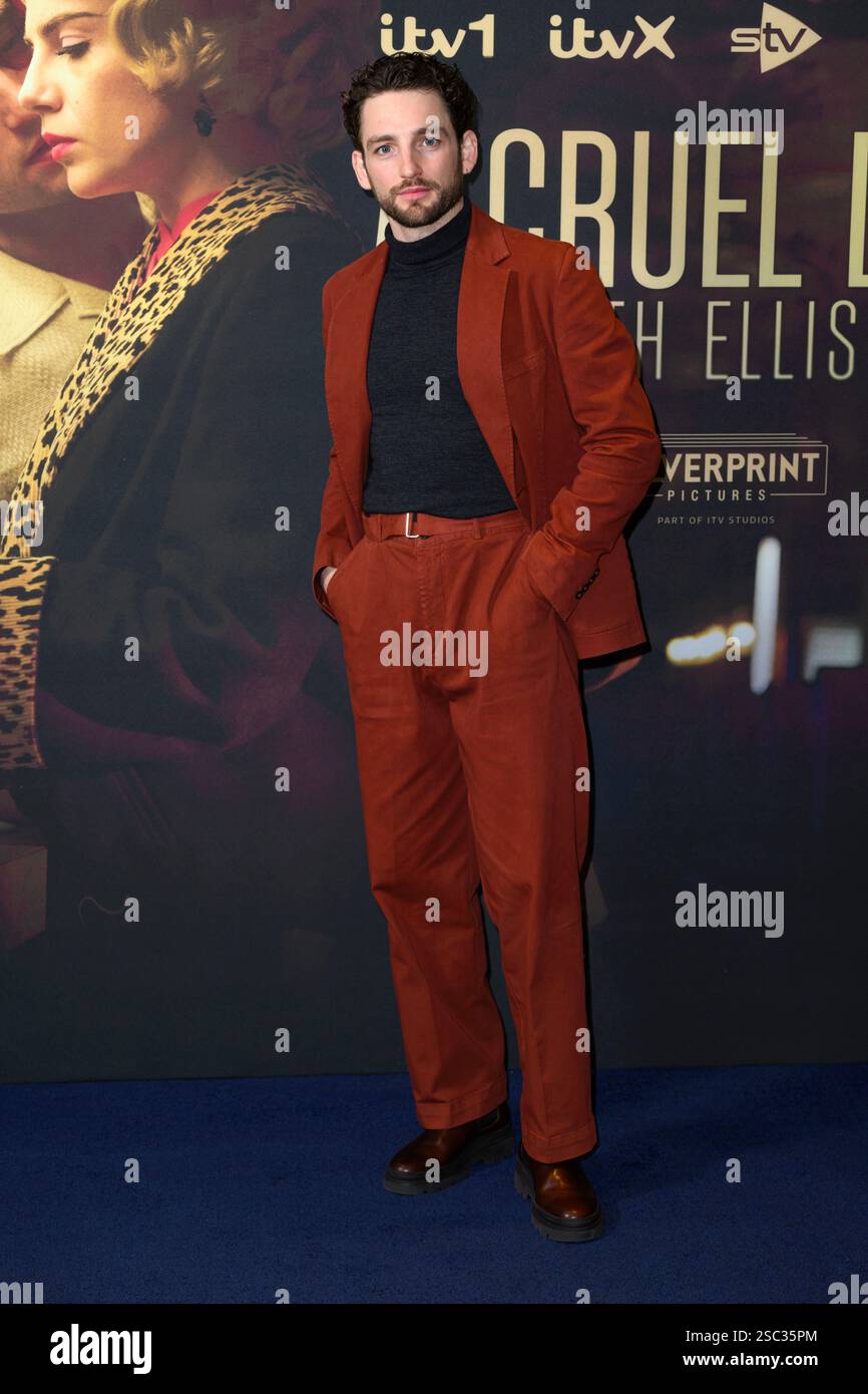 London, UK. February 5th, 2025. Laurie Davidson at the A Cruel Love ...