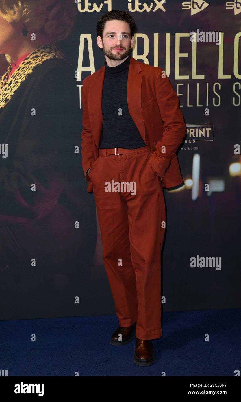 London, UK. February 5th, 2025. Laurie Davidson at the A Cruel Love ...