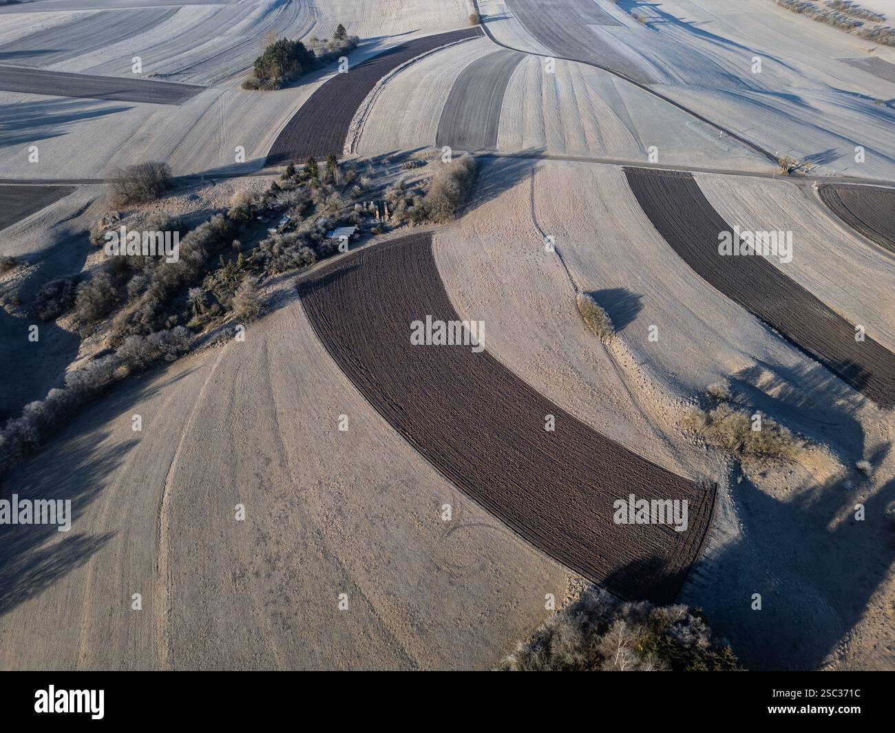 Rottweil, Germany. 05th Feb, 2025. The sun rises on the horizon in the ...