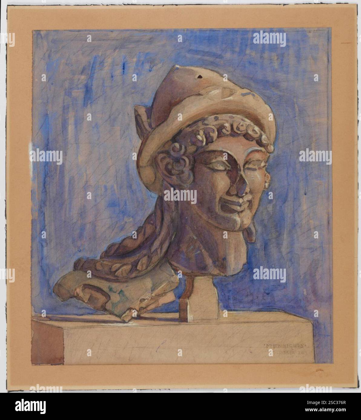 Marie Henriques, Hermes hoved fra Veji, 1926 Stock Photo - Alamy