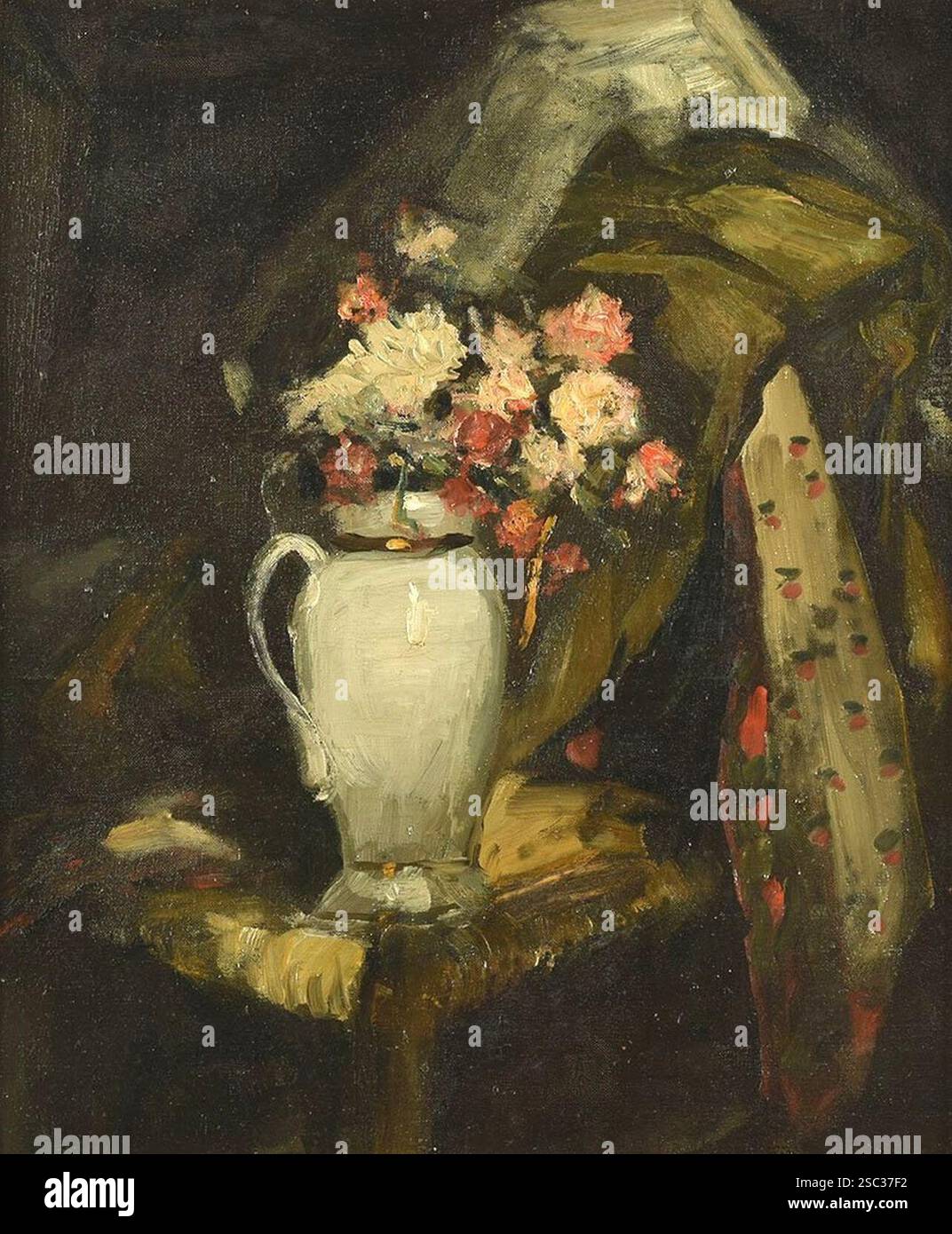 Still Life with White Pitcher by Robert Henri, 1899 Stock Photo - Alamy