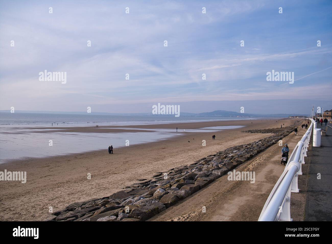 Port Talbot beach in wales in winter Stock Photo - Alamy