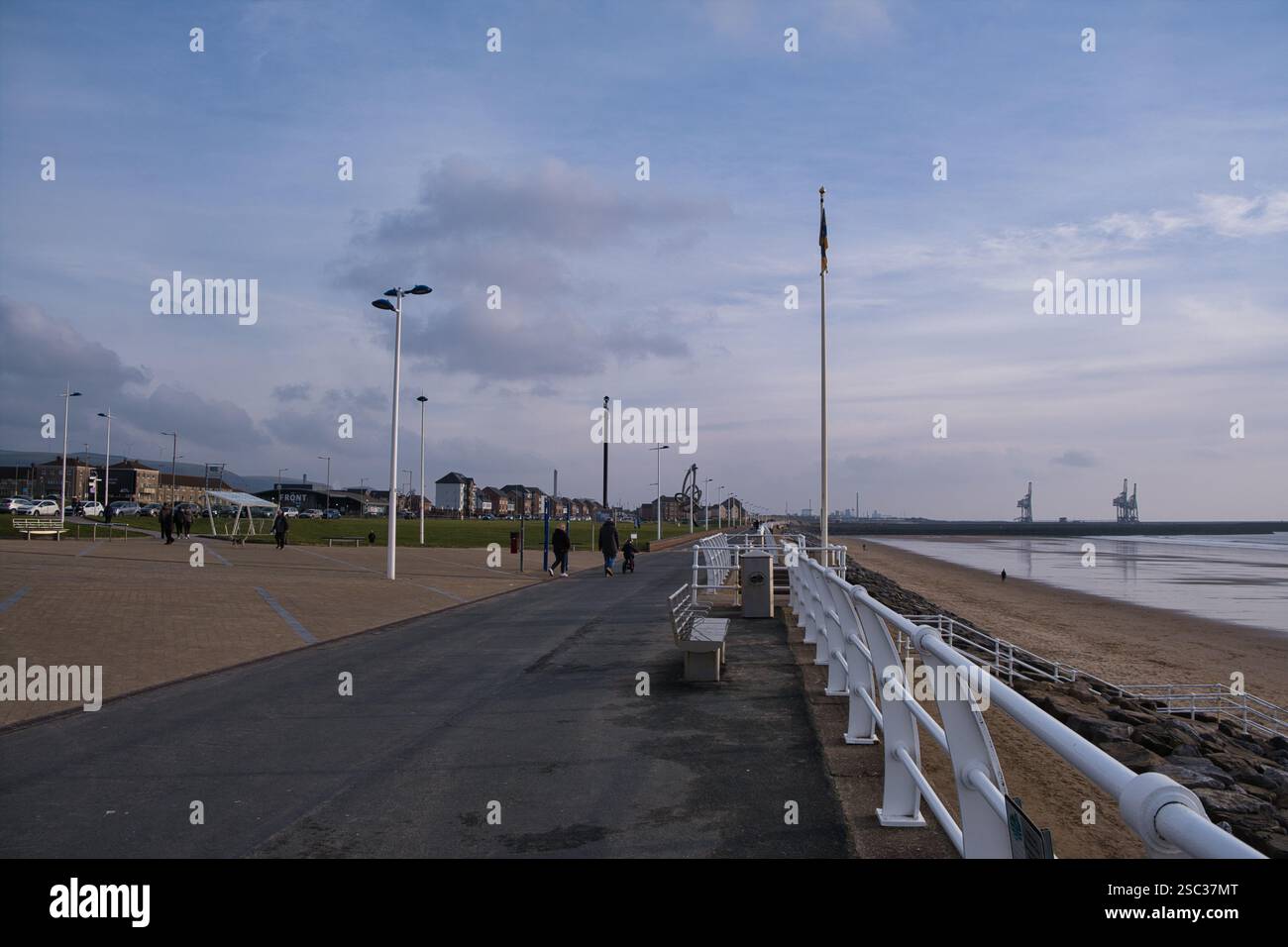Port Talbot beach in wales in winter Stock Photo - Alamy