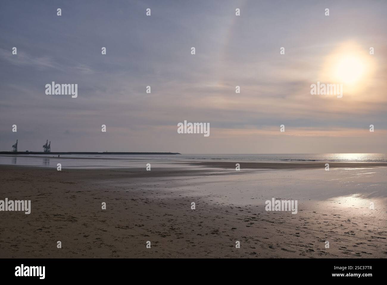 Port Talbot beach in wales in winter Stock Photo - Alamy