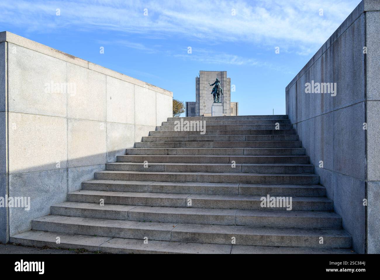 National Monument at Vitkov hill in Zizkov district in Prague, Czech ...