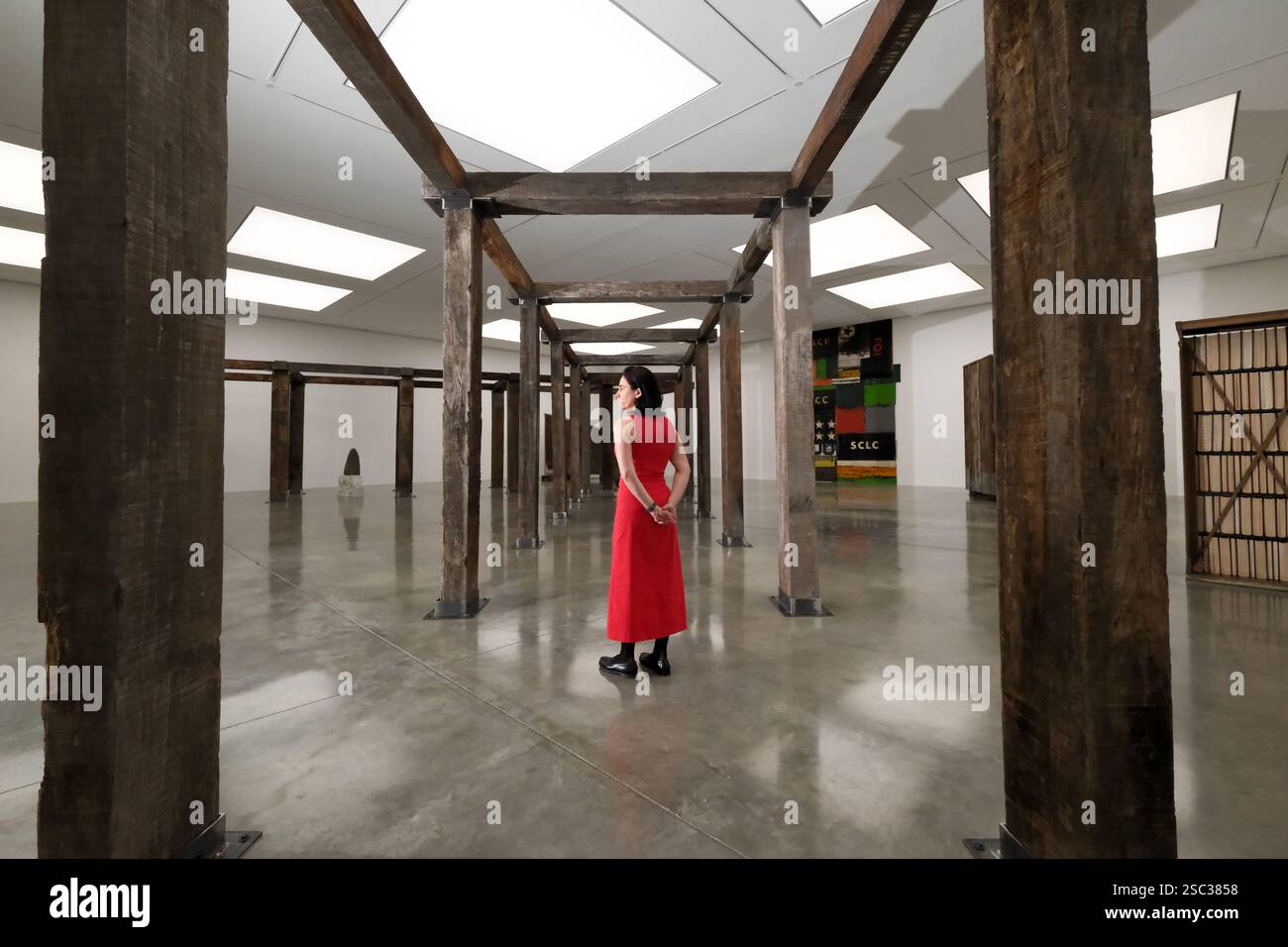 White Cube, London, UK. 5th Feb 2025. Press preview: Theaster Gates ...