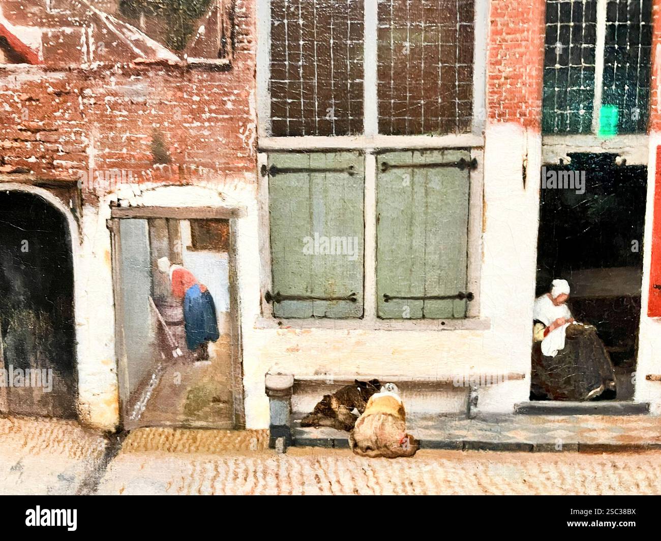 Amsterdam, Netherlands. January 18, 2025. Close up of famous oil ...