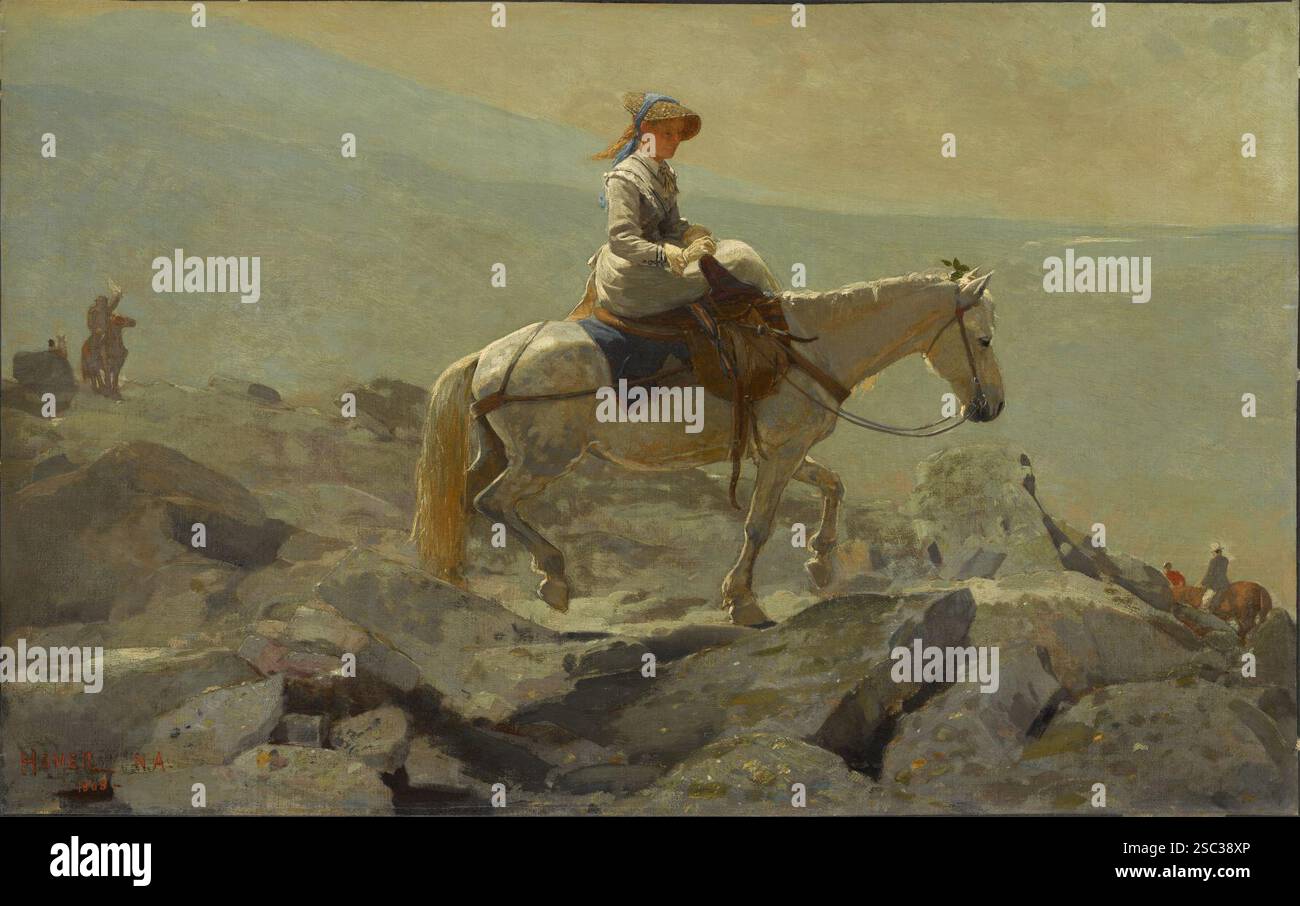 Winslow Homer The Bridle Path, White Mountains Stock Photo - Alamy