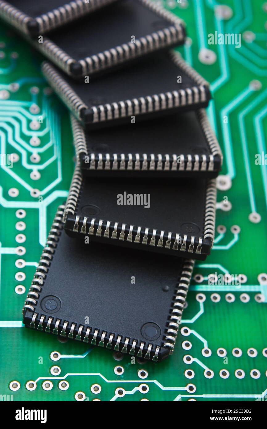 chip on the board computer Stock Photo - Alamy