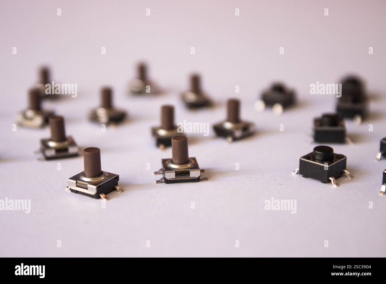 Collection of Computer Switch Buttons on the Surface Stock Photo - Alamy