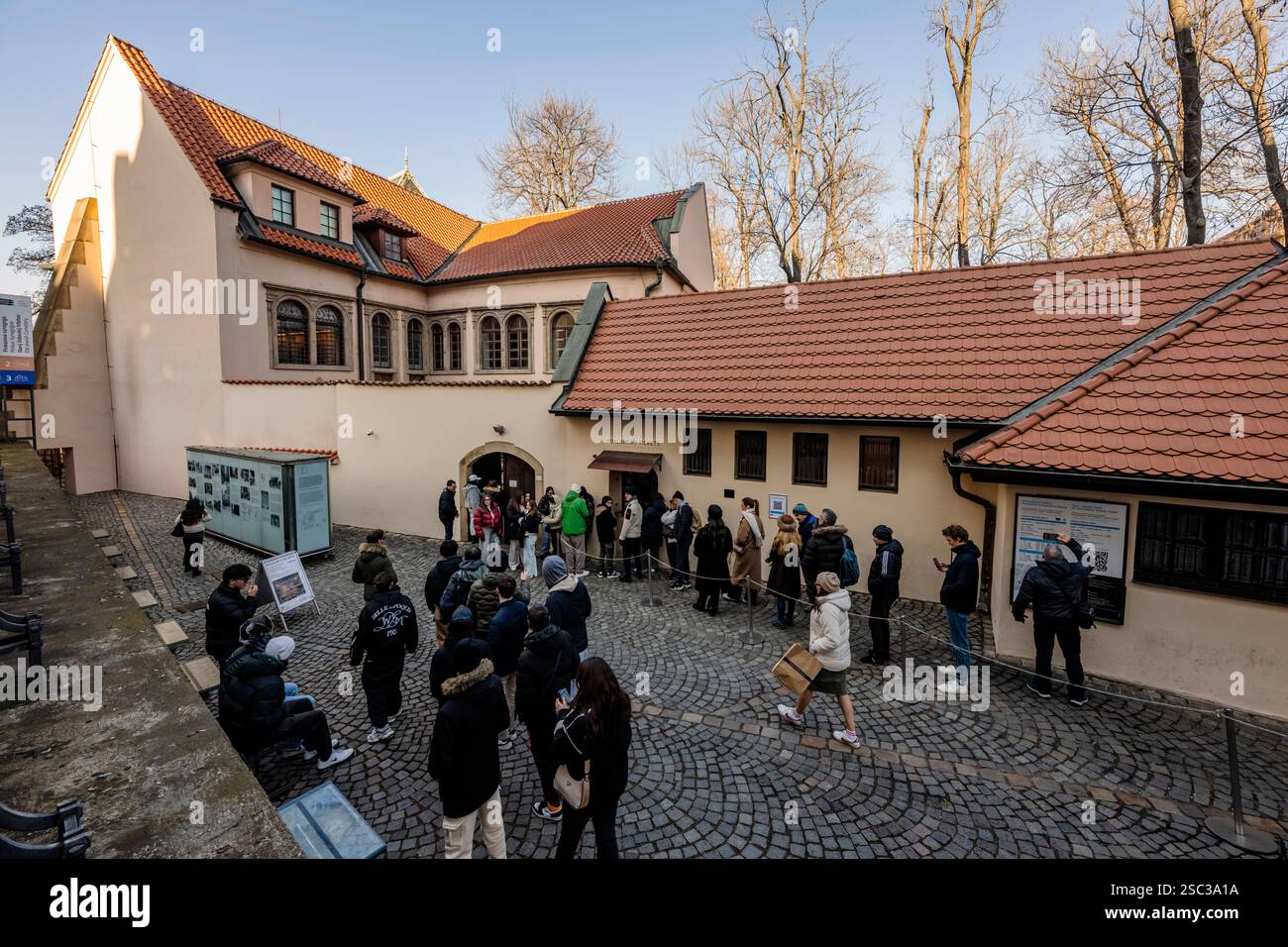 Prague, Czech Republic. 04th Feb, 2025. The Pinkas Synagogue (Pinkasova ...
