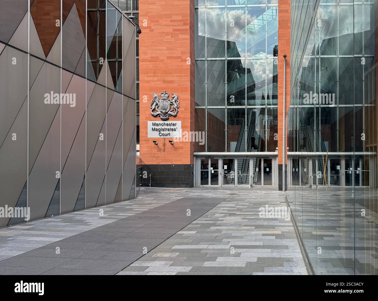 Salford, Manchester, uk ,august 17, 2024 The main entrance to ...
