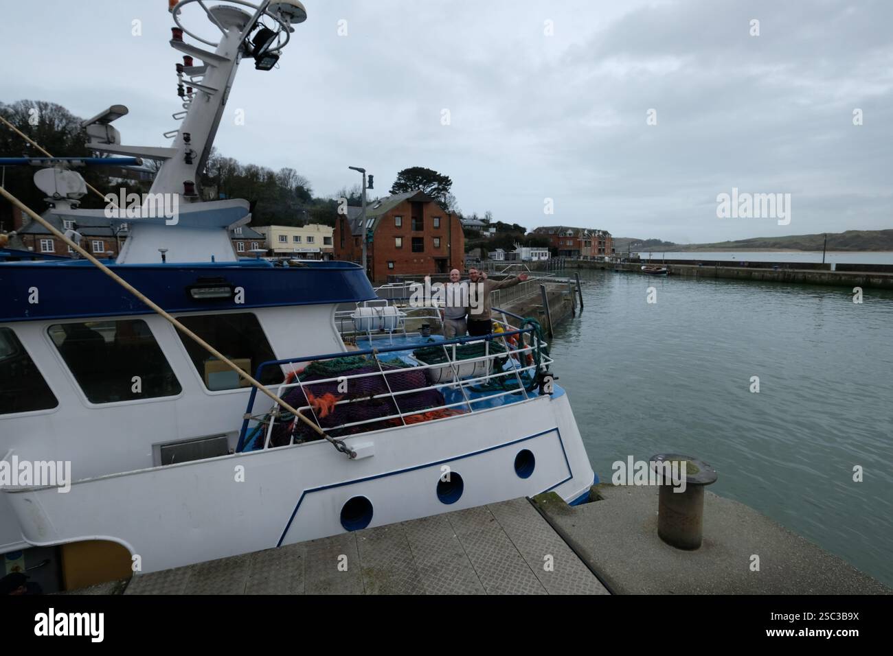 Padstow Cornwall UK 02 05 2025 MFV Sara Lena Brixham BM 30 Beam Trawler ...