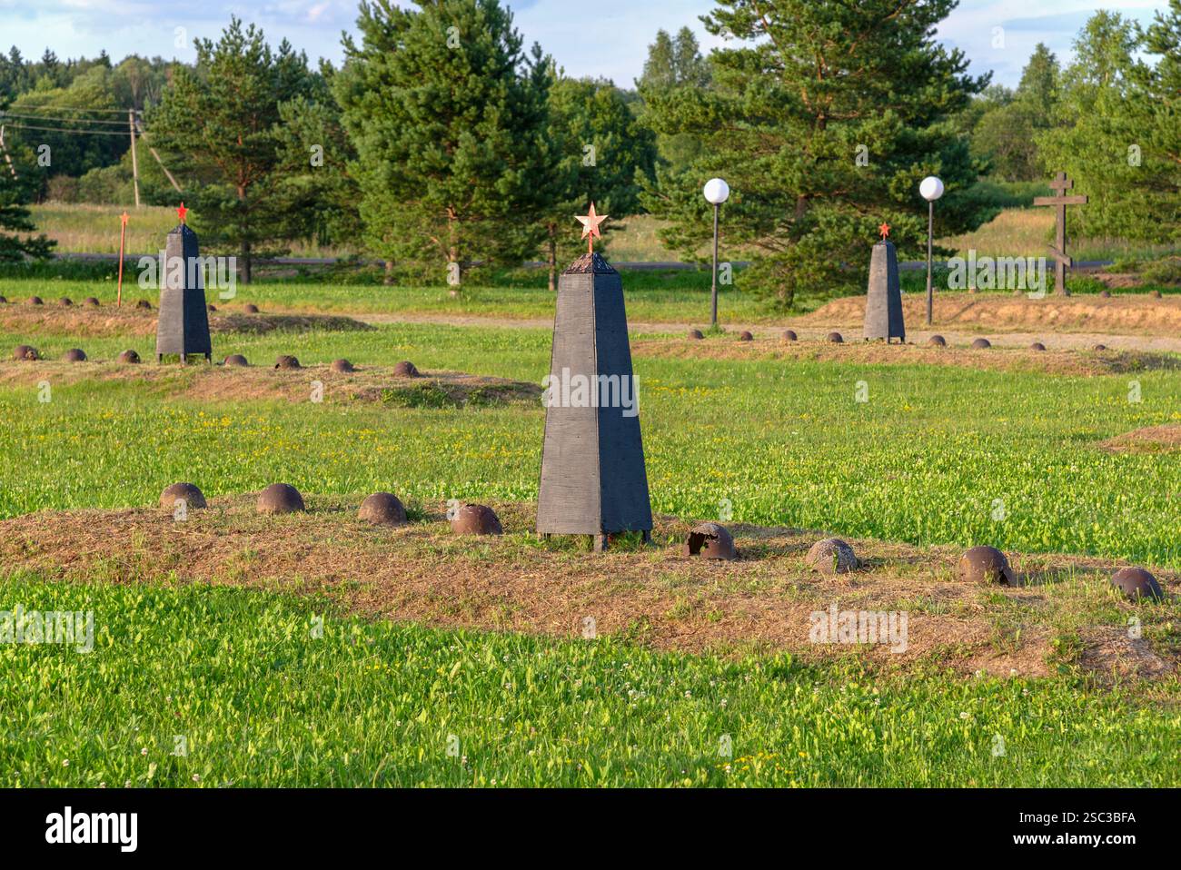 Burial of Soviet soldiers who died in the Great Patriotic War. Memorial ...