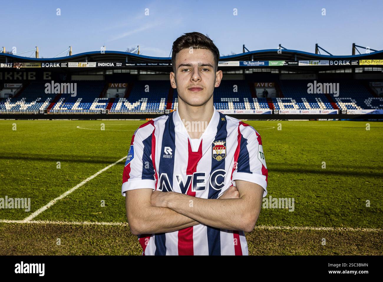 TILBURG, 03-02-2025. Koning Willem II stadium. Erediovisie voetbal season 2024/2025. Maxim ...