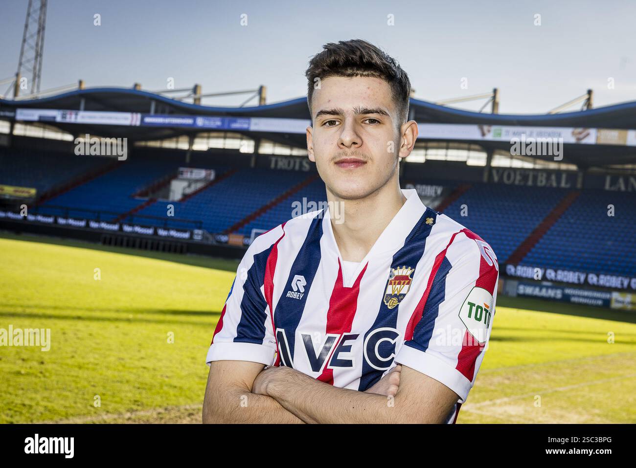 TILBURG, 03-02-2025. Koning Willem II stadium. Erediovisie voetbal season 2024/2025. Maxim ...