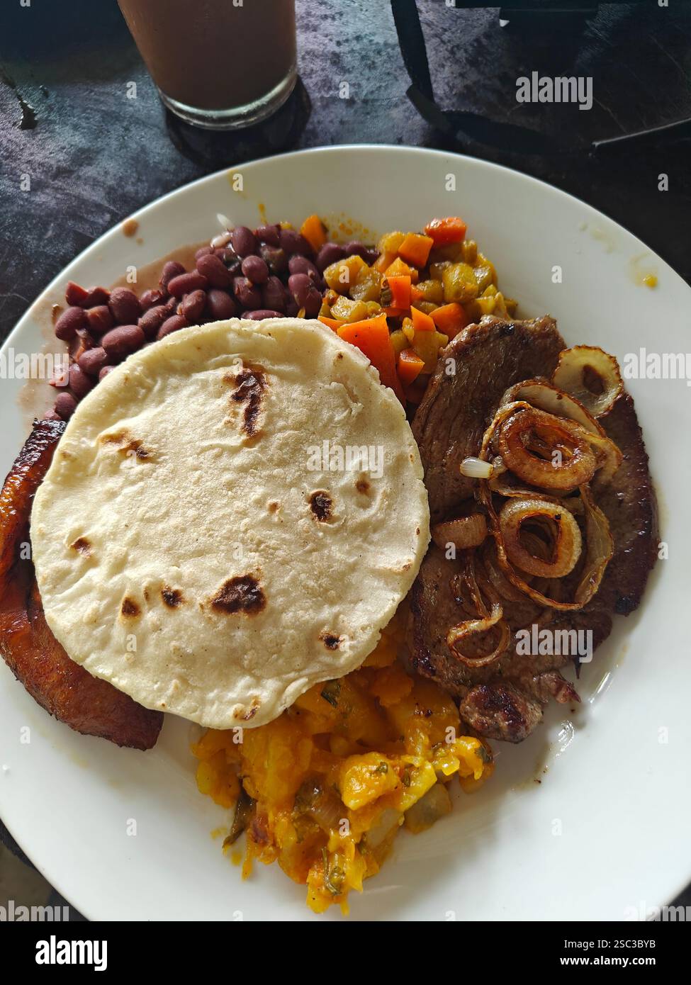 Costa Rican Food Plantain Tourism Gallo Pinto Rice and Beans Paradise ...
