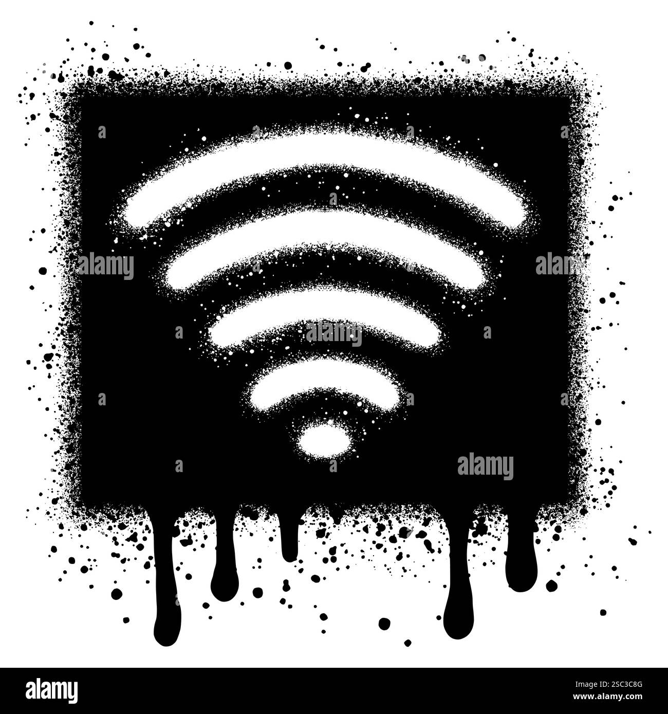 Empty street graffiti on Cut Out Stock Images & Pictures - Alamy