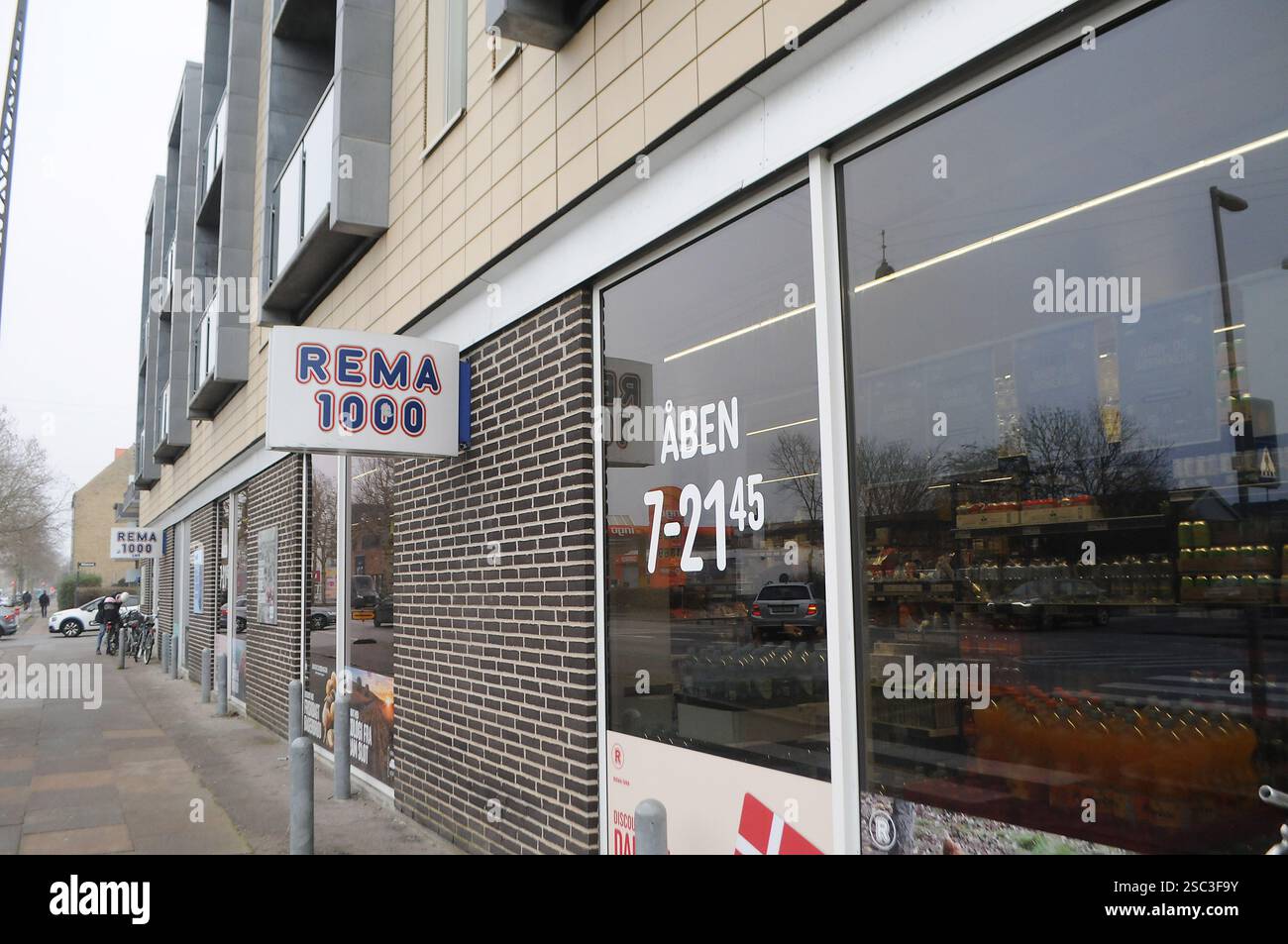 Copenhagen/ Denmark/05 february 2025/Rema 1000 chain grocery store in ...