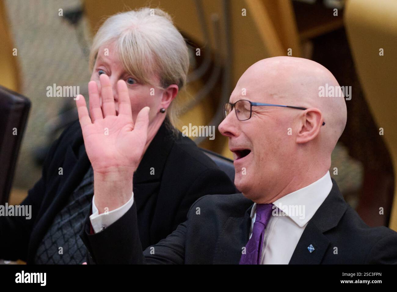 Edinburgh Scotland, UK 04 February 2025. First Minister John Swinney ...