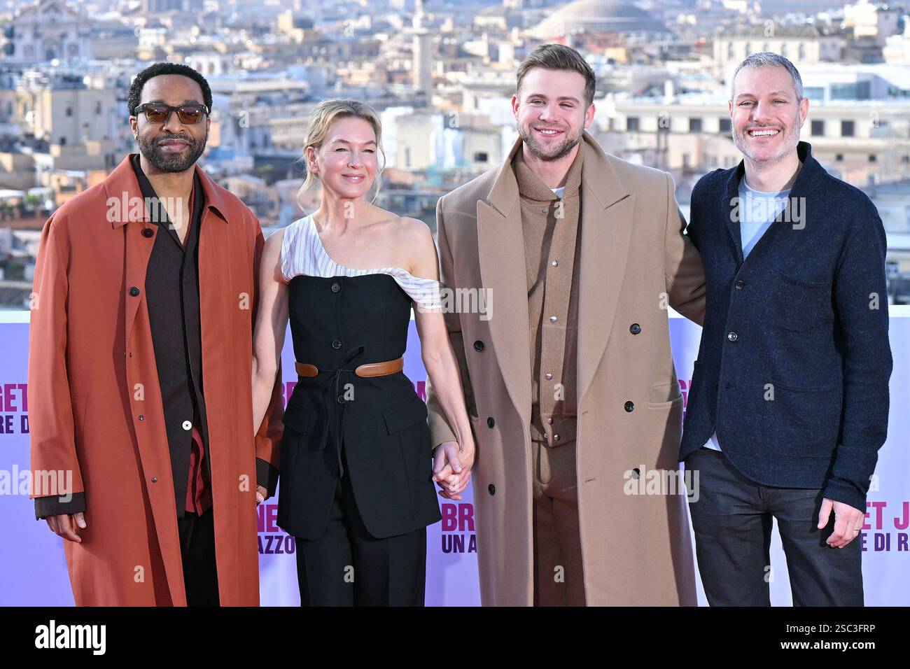 Chiwetel Ejiofor, Renee Zellweger, Leo Woodall, Michael Morris during ...