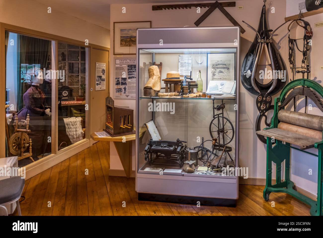 A display in the Orkney Museum, Kirkwall Stock Photo - Alamy