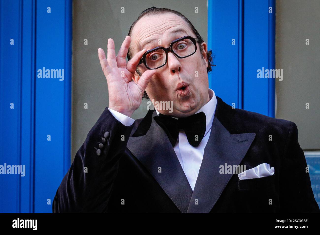 London, UK. 05th Feb, 2025. Bob Golding as Eric Morecambe. Cast members ...