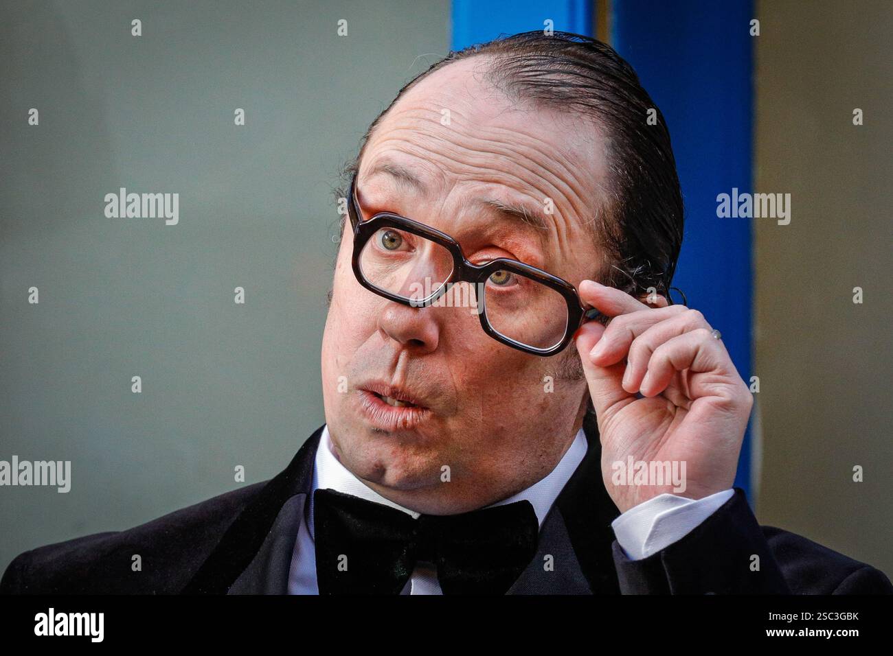 London, UK. 05th Feb, 2025. Bob Golding as Eric Morecambe. Cast members ...