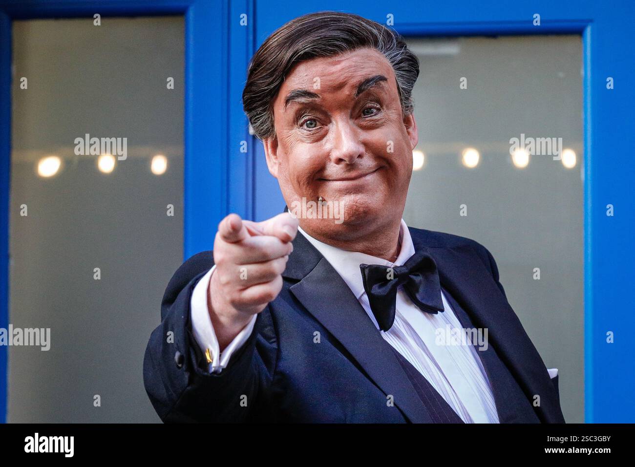 London, UK. 05th Feb, 2025. Simon Cartwright as Bob Monkhouse. Cast ...