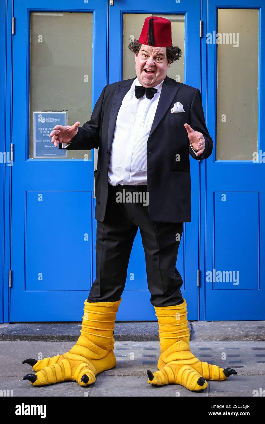 London, UK. 05th Feb, 2025. Damian Williams as Tommy Cooper. Cast ...