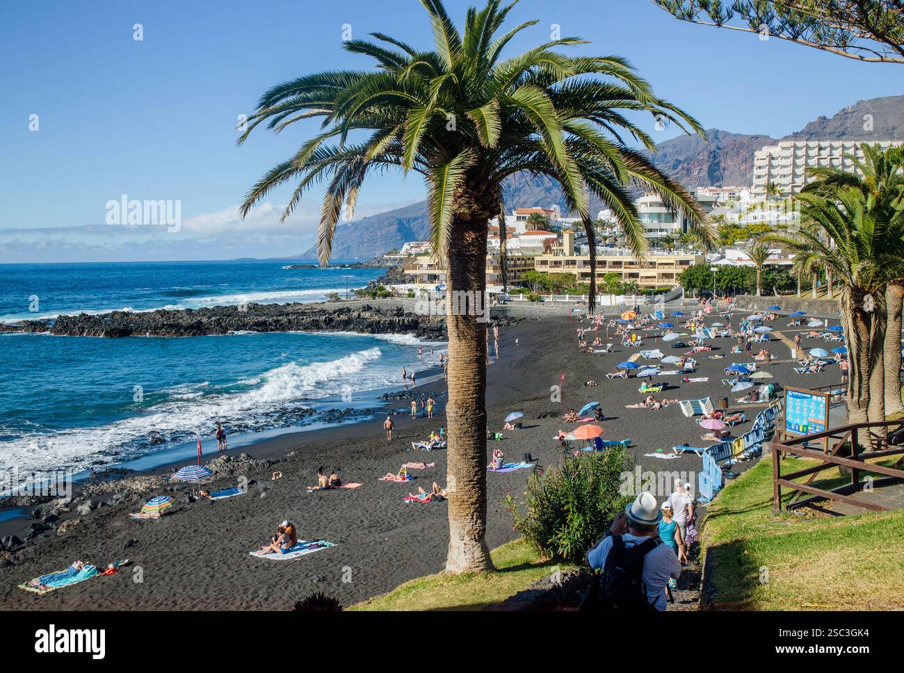 Playa de la Arena, Santa Cruz de Tenerife, Spain-28JAN2025-Playa de la ...