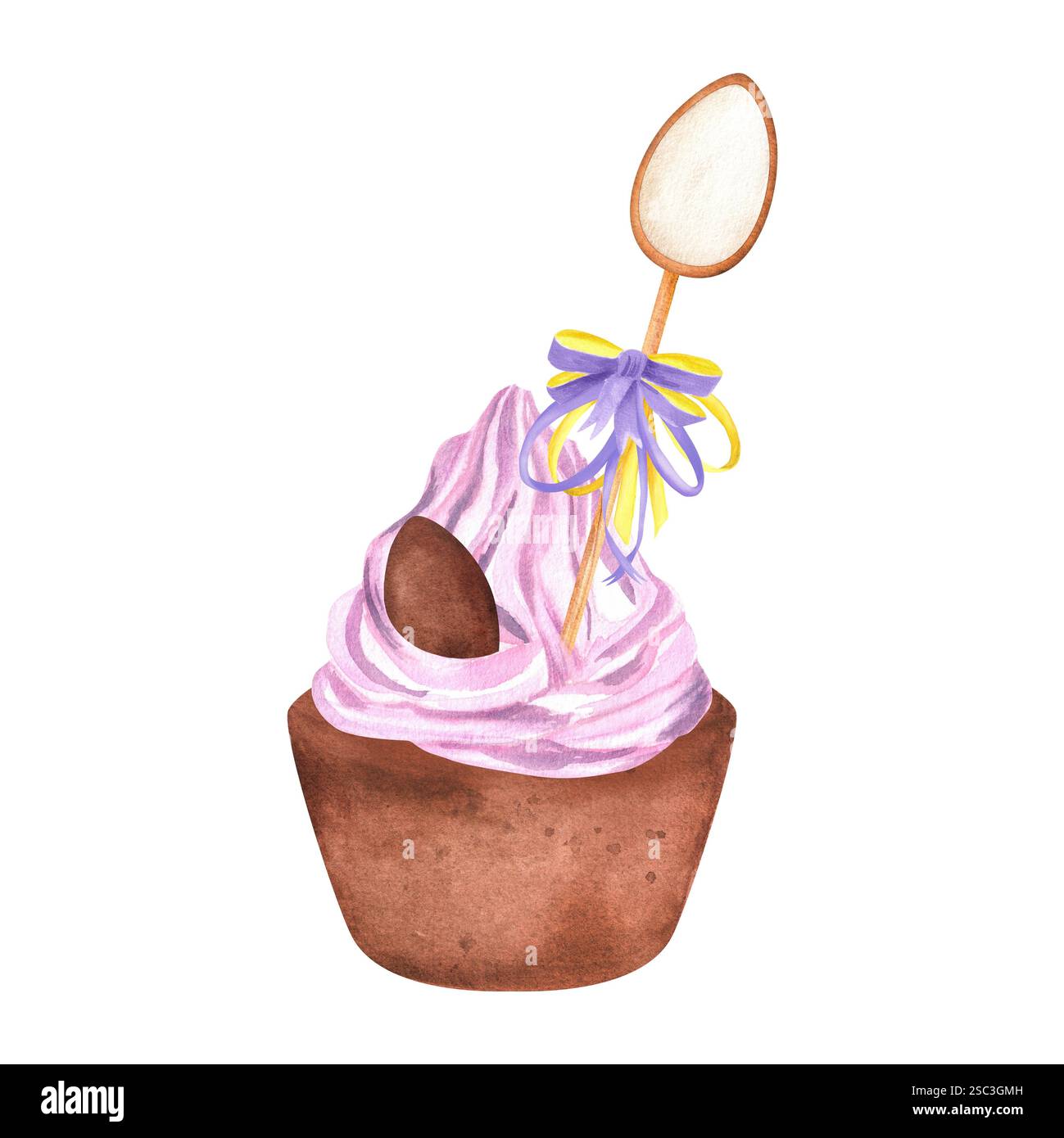 Handmade chocolate easter egg Cut Out Stock Images & Pictures - Alamy