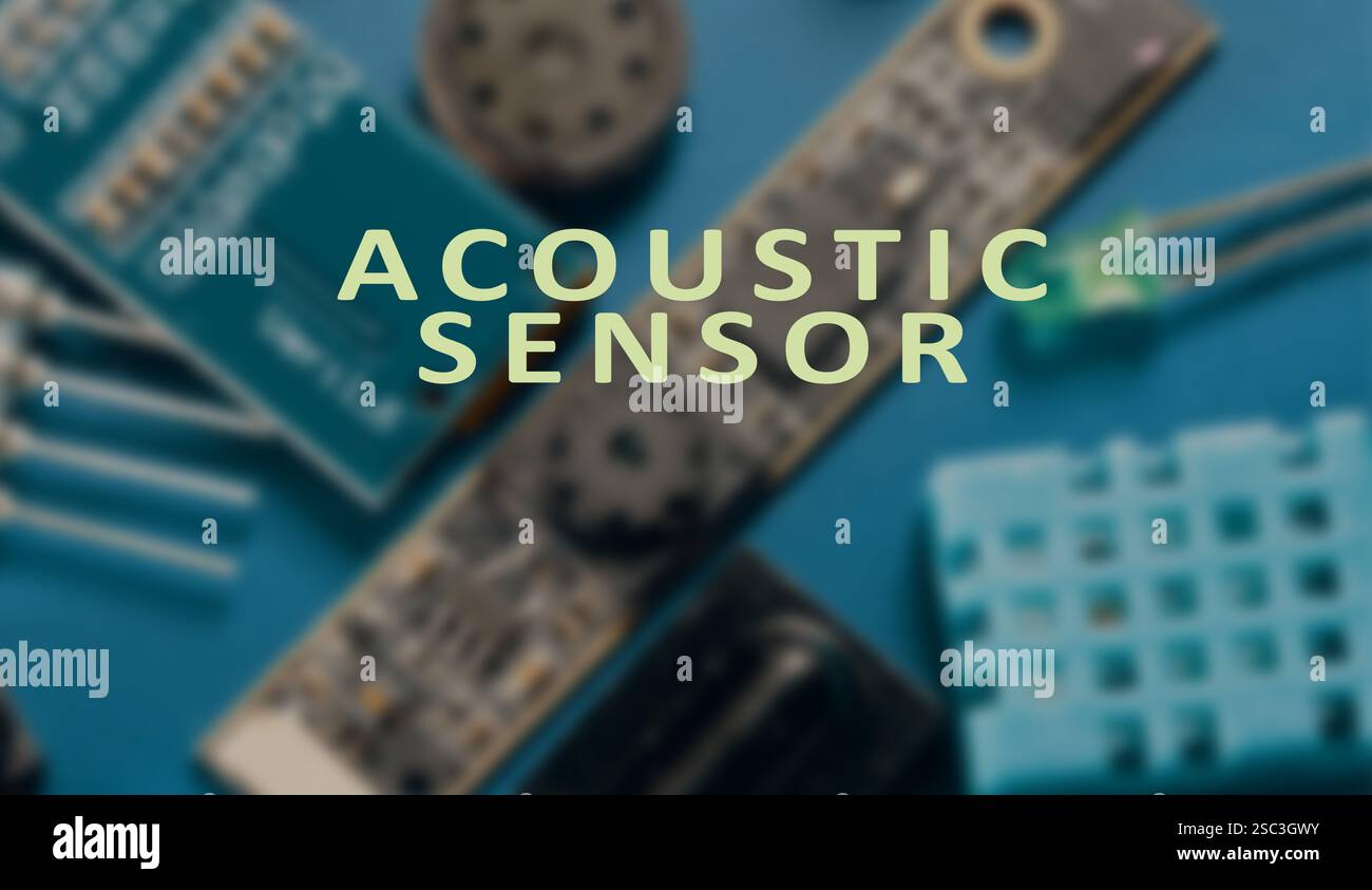 Acoustic Sensor Measures Sound Waves Or Vibrations Used In Sound